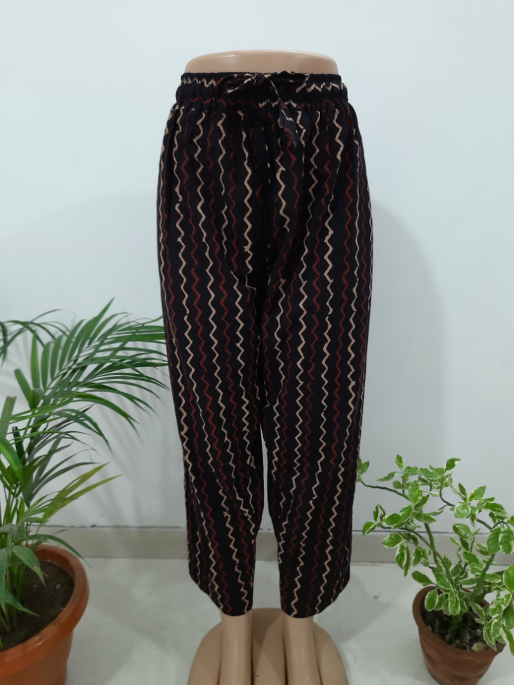 Ajrakh Print Pant | Size 34" to 42" – Studio Sui Dhaga